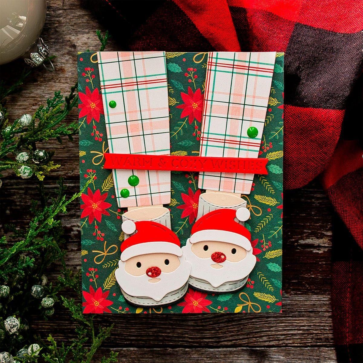 Cozy Toes Slippers - Large Die of the Month - Spellbinders Paper Arts