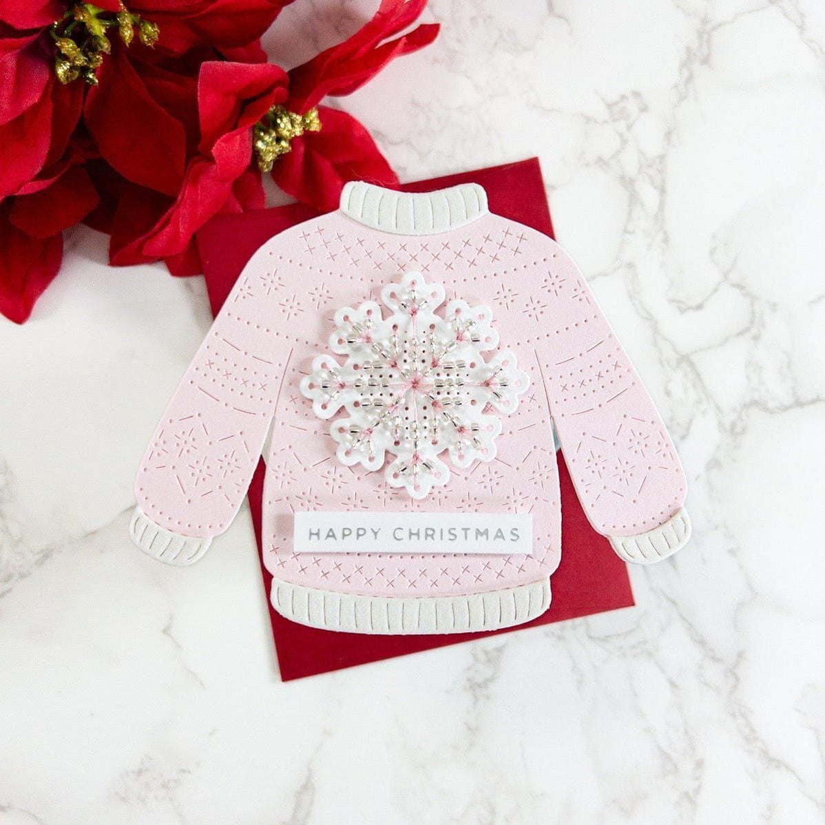 Stitched Christmas Sweater Etched Dies from the Christmas Collection ...