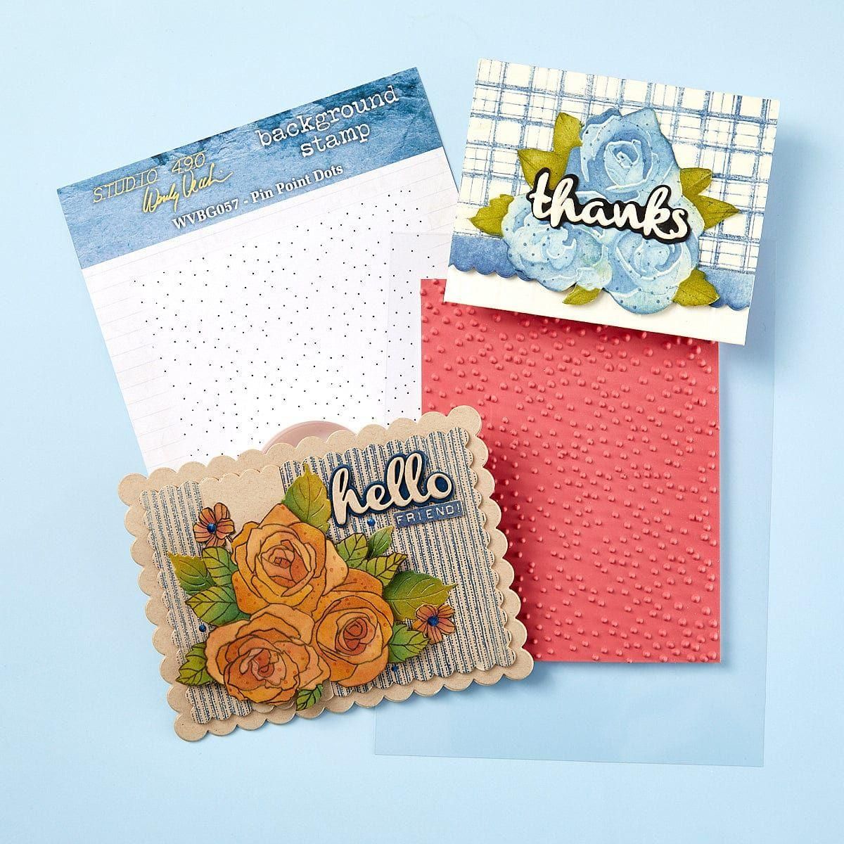 Stampers Anonymous - Wendy Vecchi Background Stamp - Pin Point ...