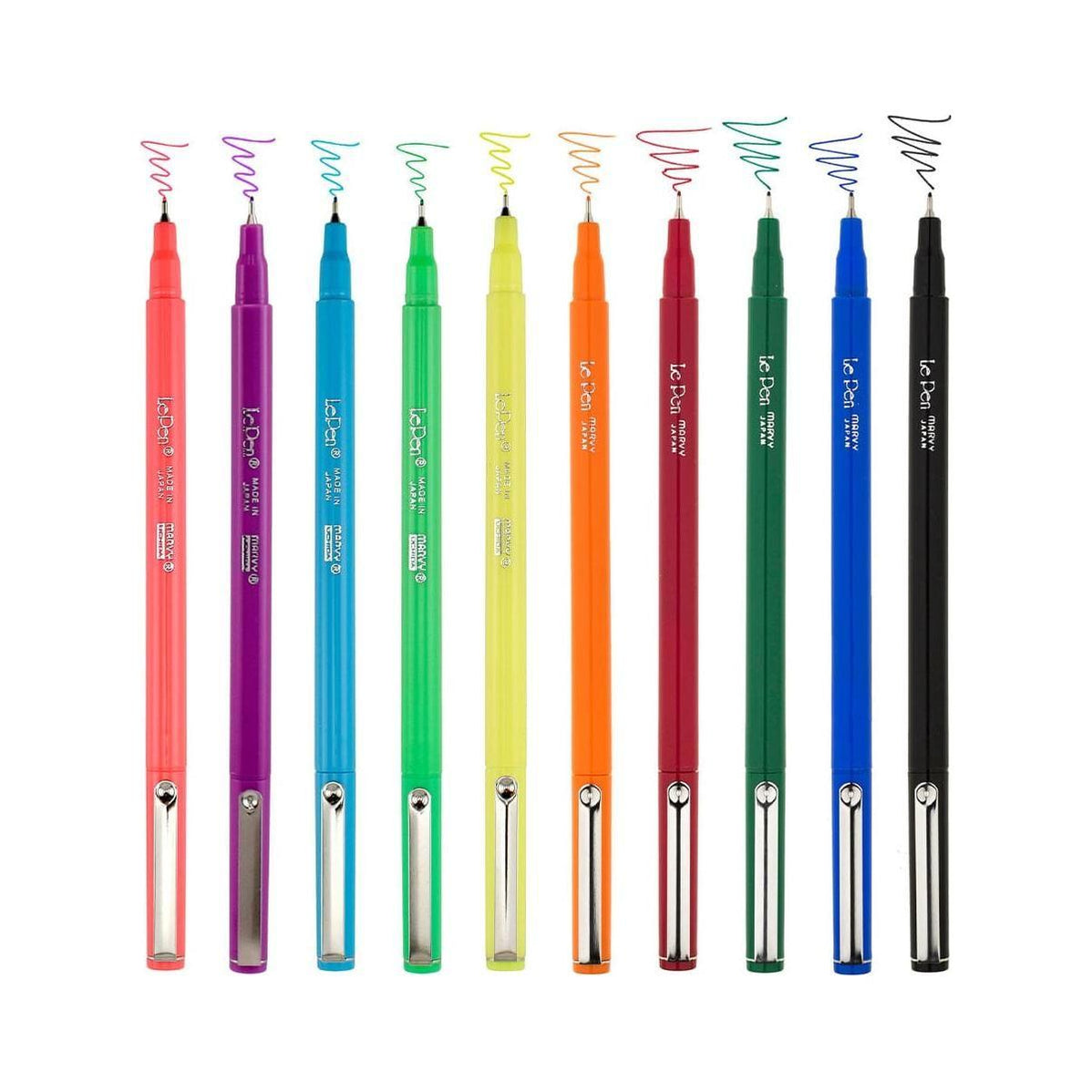 Uchida Le Pen Neon 10 Piece Set - Spellbinders Paper Arts