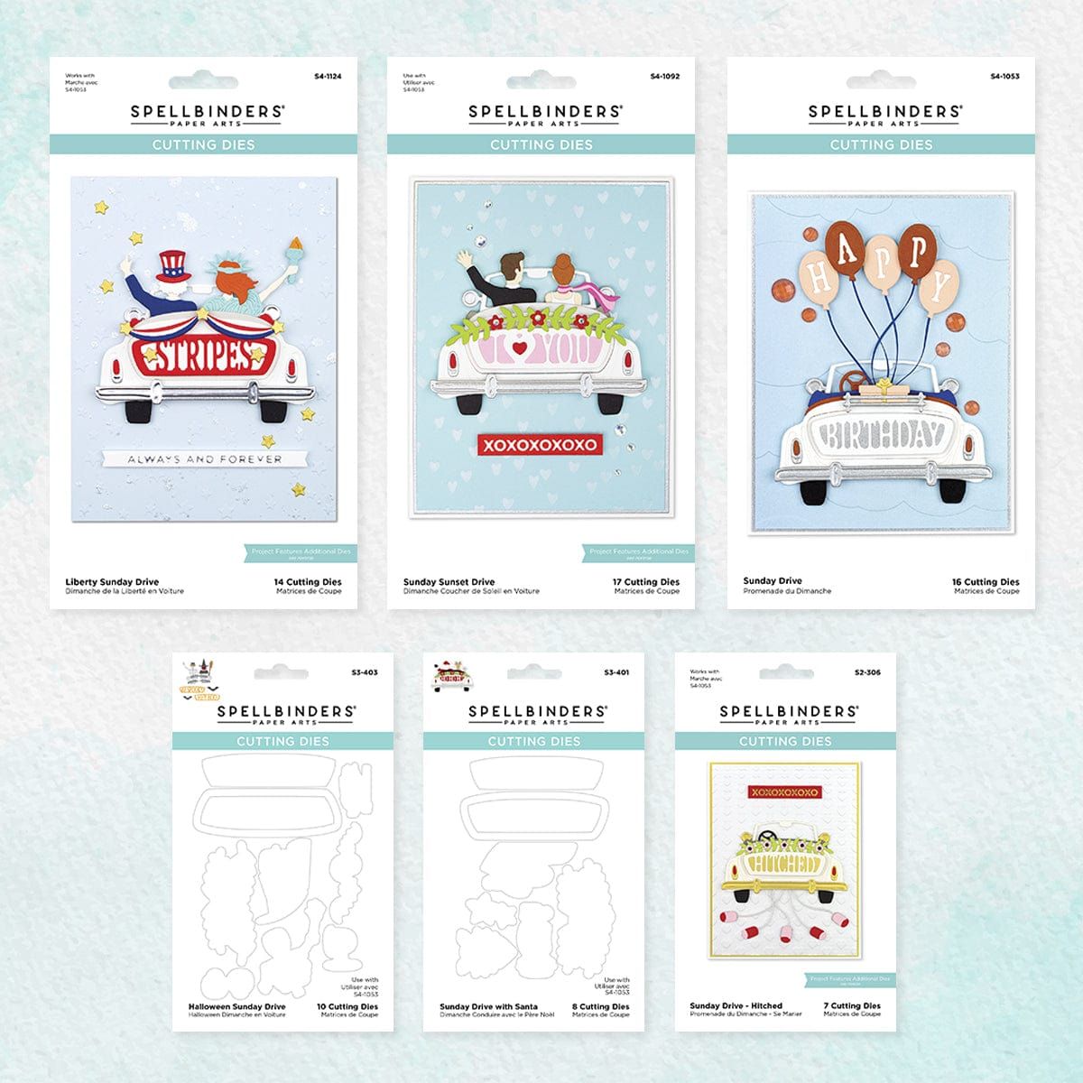 Sunday Drive Die Bundle | Spellbinders Paper Arts - Spellbinders Paper Arts