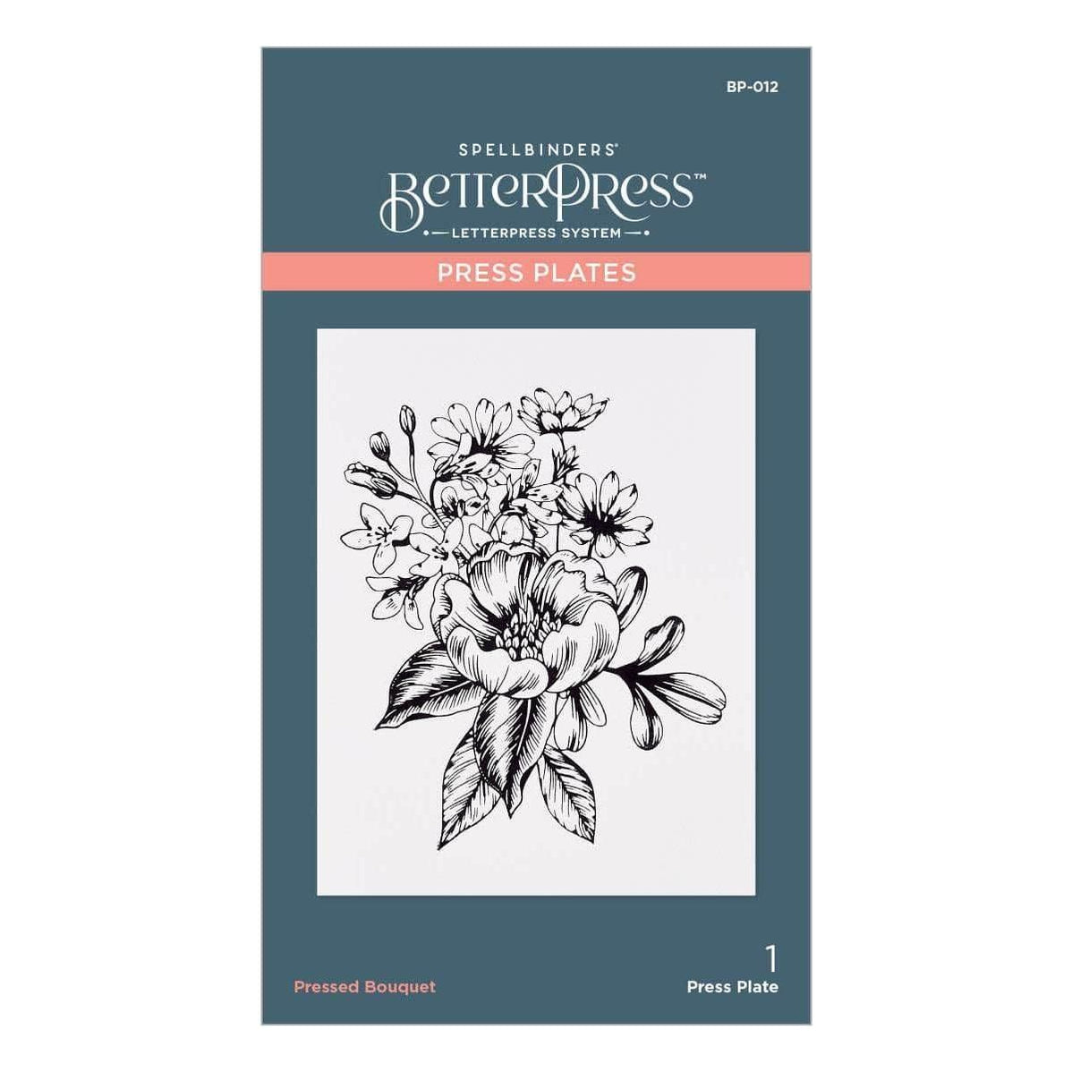 Pressed Bouquet Press Plate from the BetterPress Collection ...