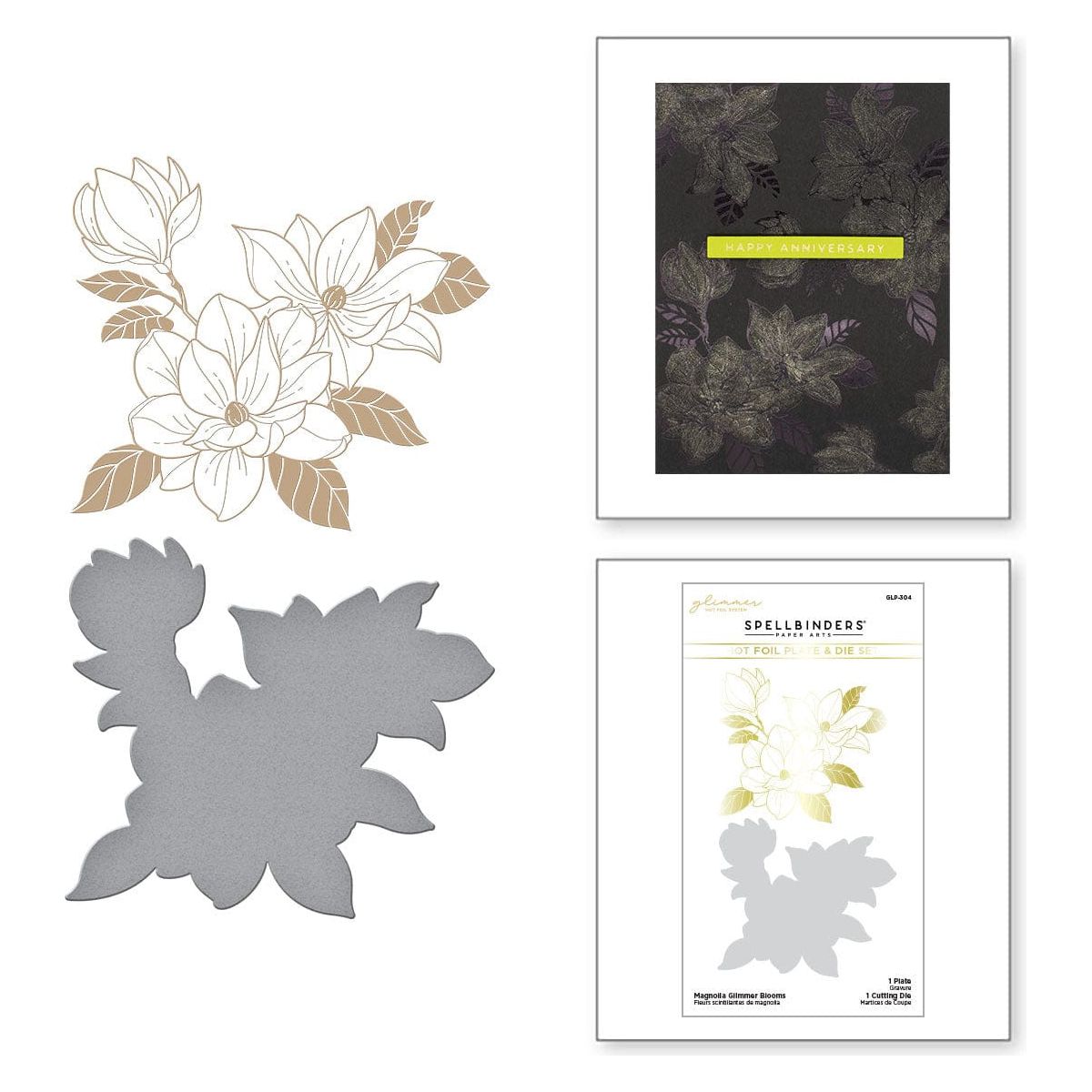 Glimmer Hot Foil Plates & Die Sets | Spellbinders Paper Arts ...