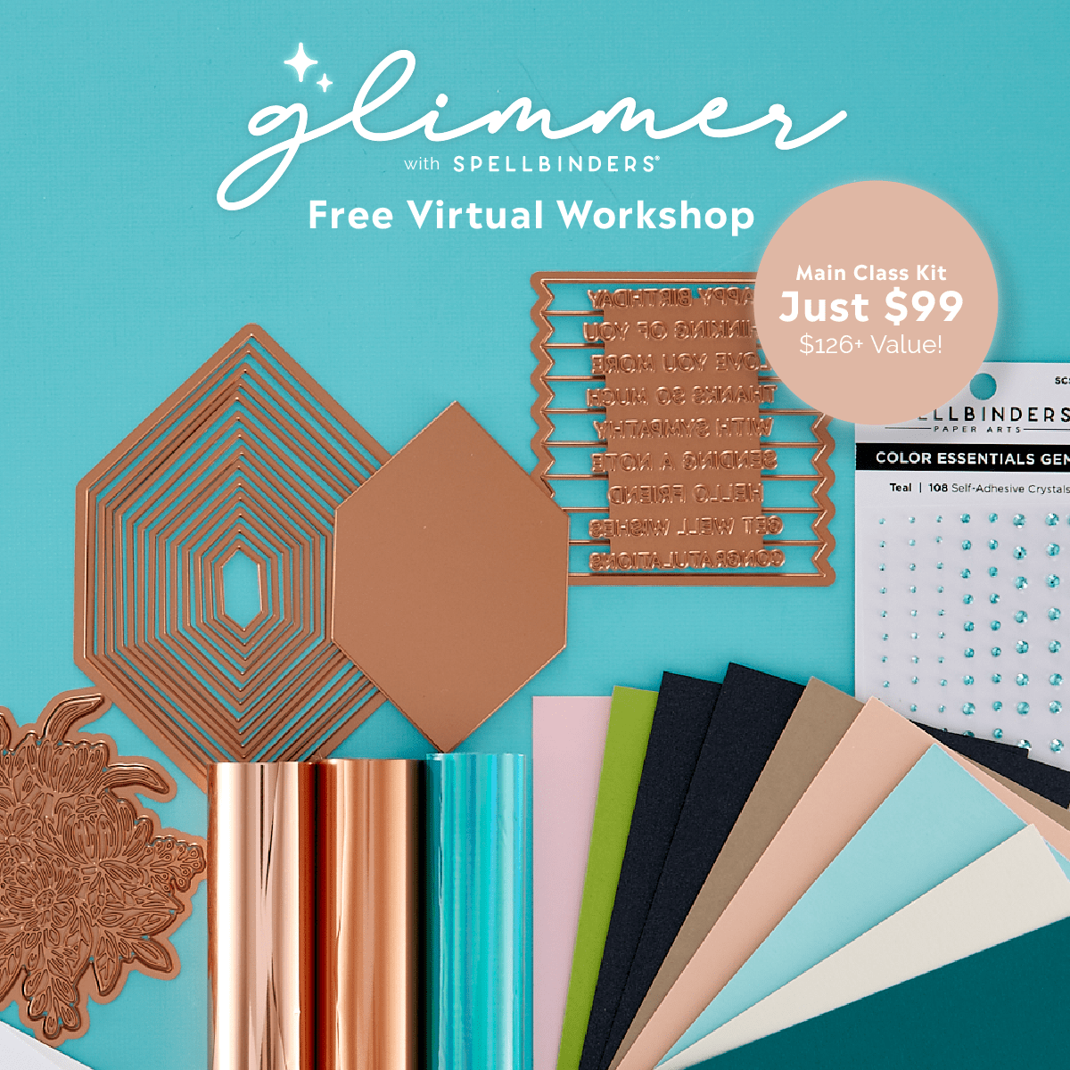 Glimmer Hot Foil Plates & Rolls | Spellbinders Paper Arts ...