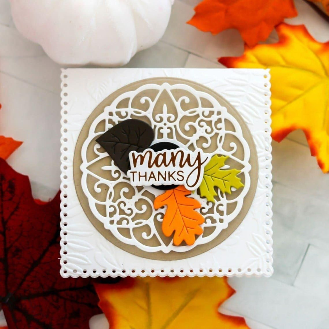 Autumn Leaves Etched Dies | Fall Traditions Collection - Spellbinders ...
