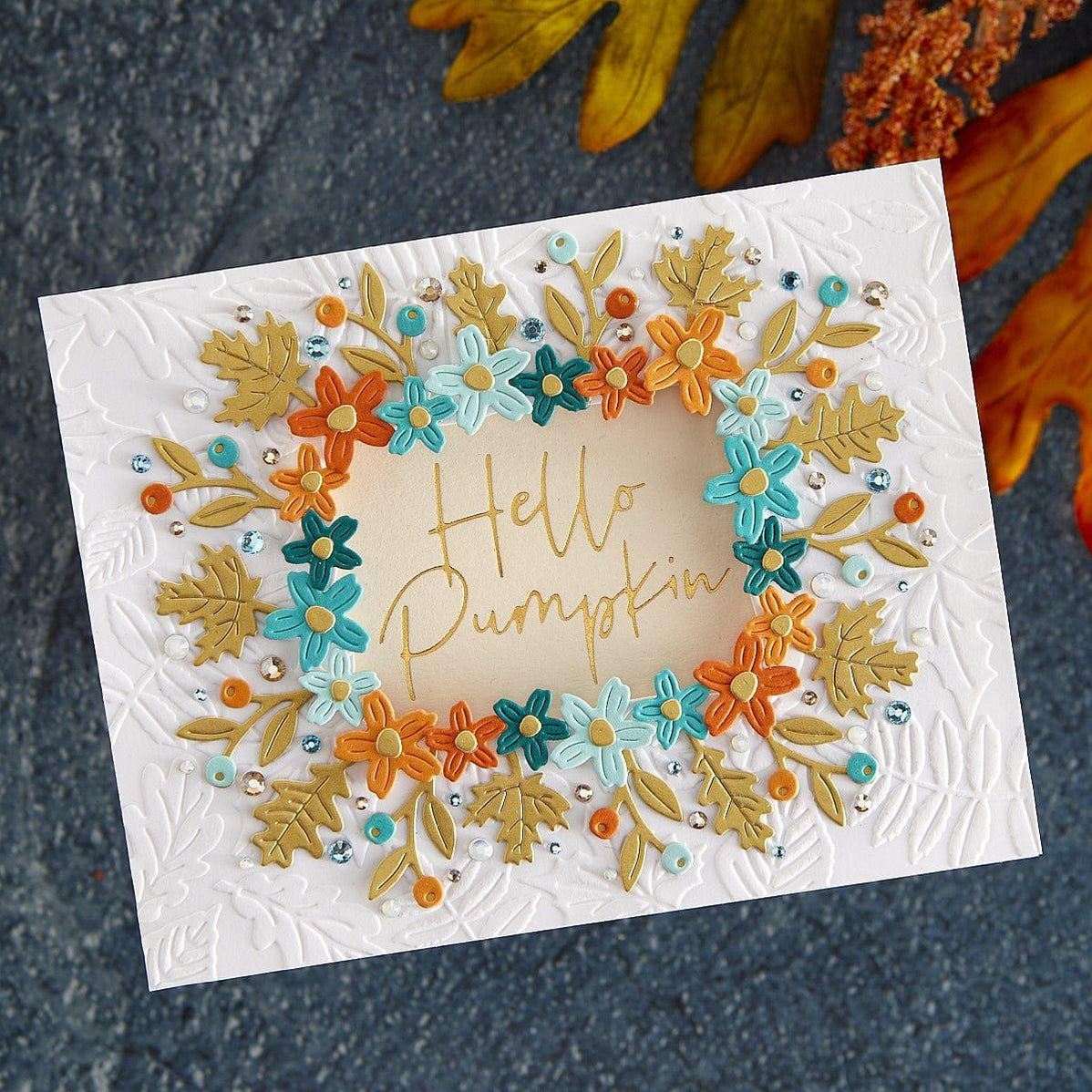 Falling Leaves Embossing Folder | Fall Traditions Collection ...