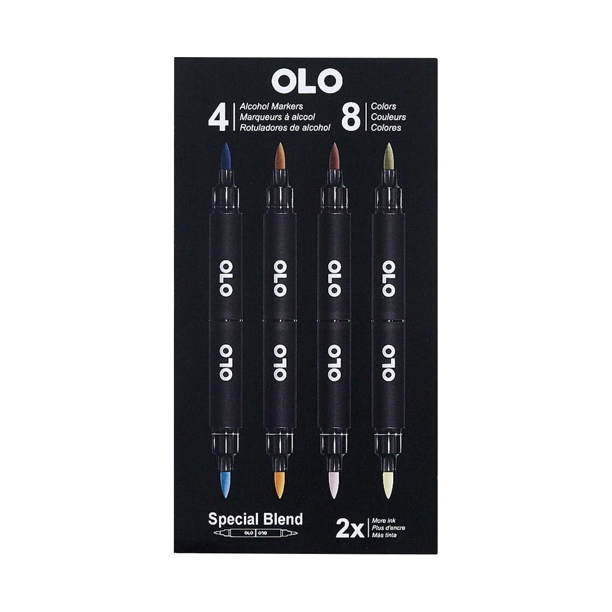 OLO Special Blend Alcohol Markers Set - 8 Colors 4pc. - Spellbinders ...