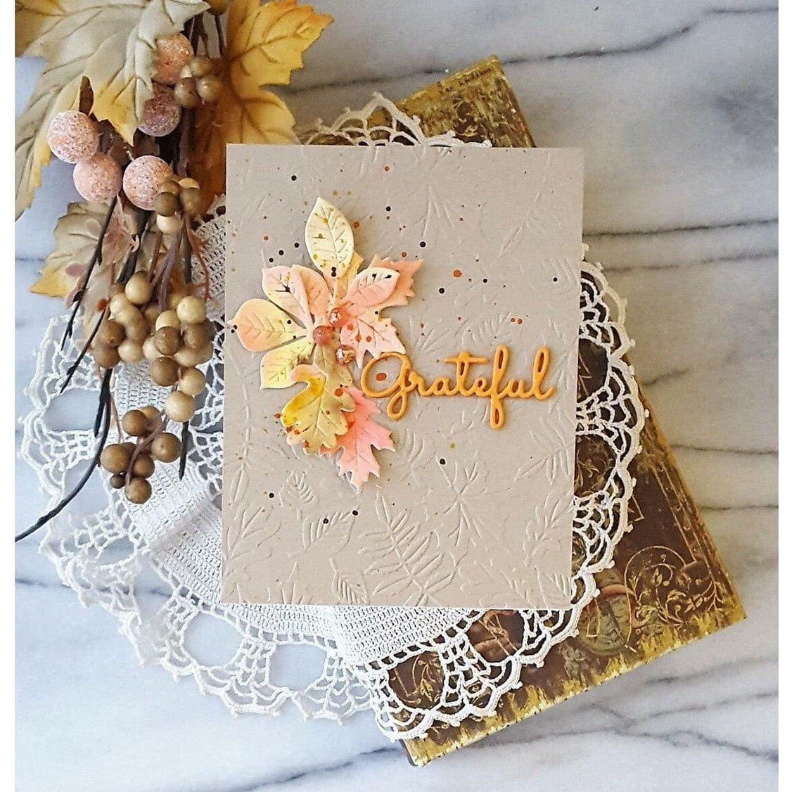 Falling Leaves Embossing Folder | Fall Traditions Collection ...