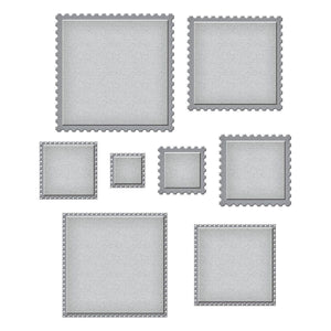 Postage Edge Squares Etched Dies | Spellbinders Paper Arts ...