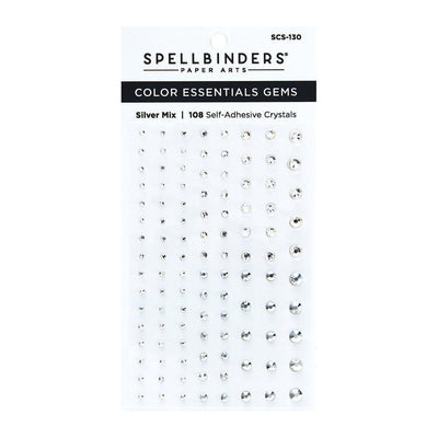 Silver Mix Color Essentials Gems - Spellbinders Paper Arts