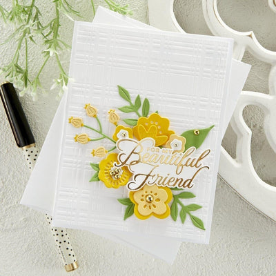 Plaid Company Embossing Folder - Spellbinders Paper Arts