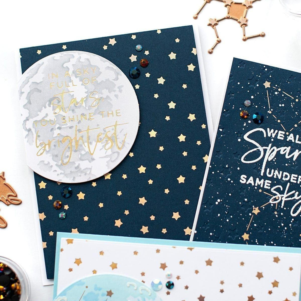 Layered Full Moon Stencil from Celestial Zodiacs Collection ...