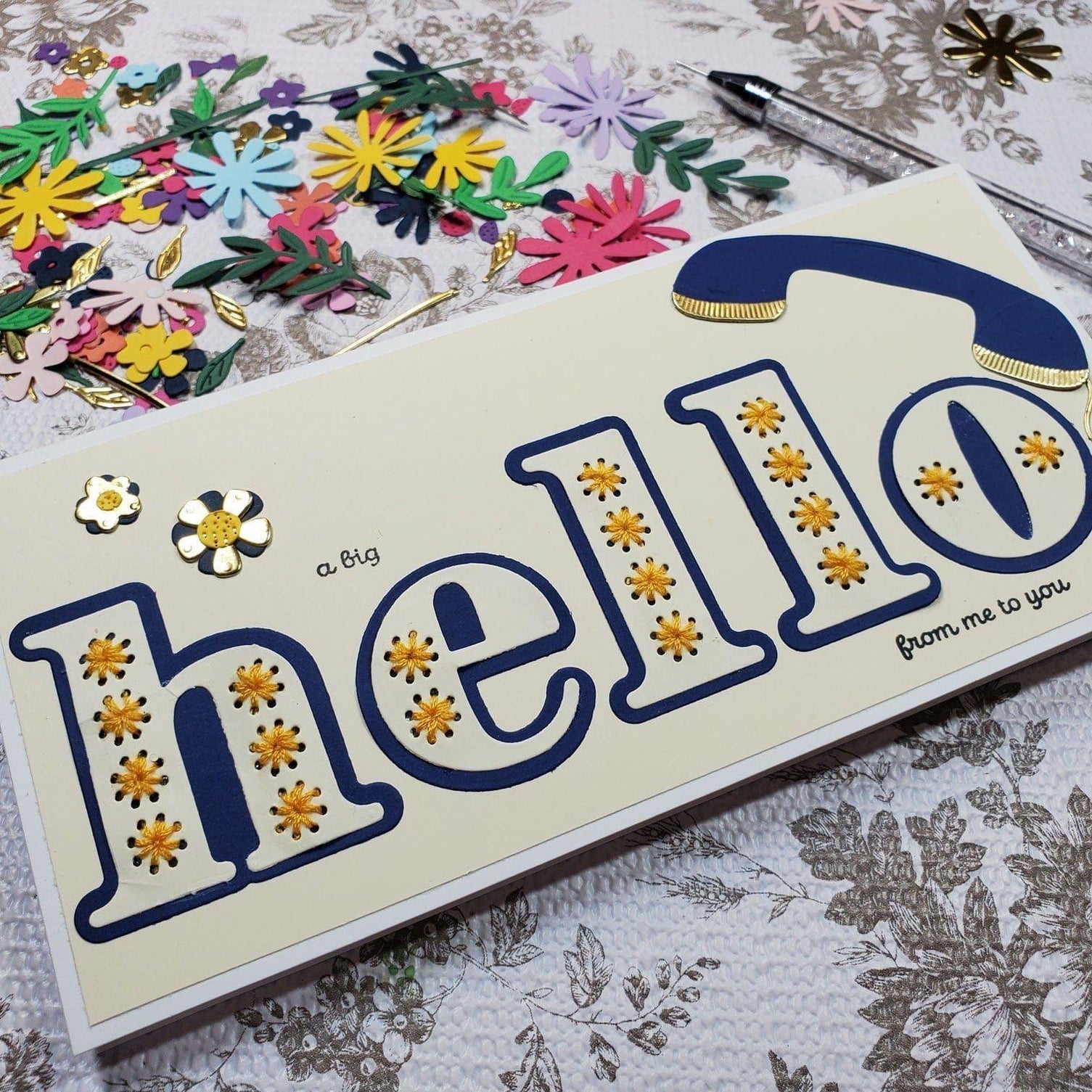 Stitched e Etched Dies | Stitched Alphabet Collection - Spellbinders ...